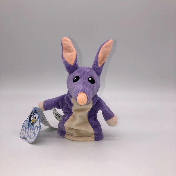 Toys | Bluey Bob Bilby Purple Mouse Plush Toy Puppet New | Poshmark